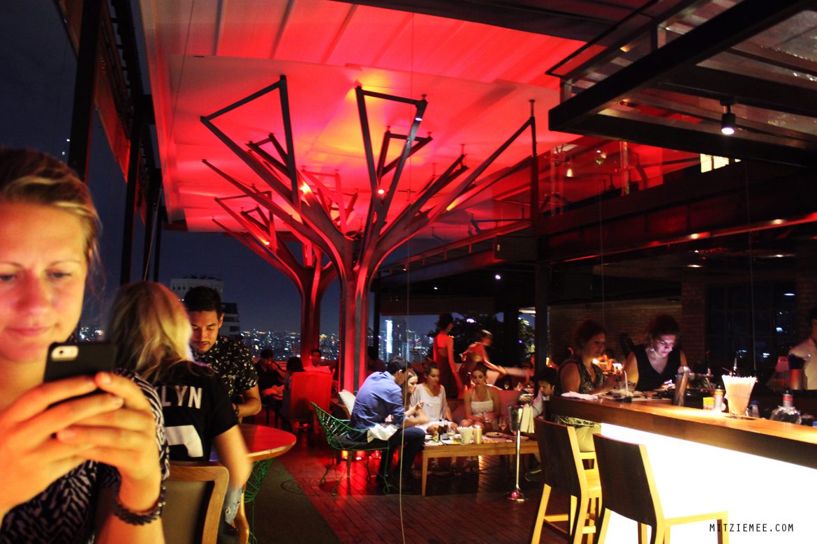 A night out at Above Eleven - Rooftop Bar - Bangkok Blog - Mitzie Mee