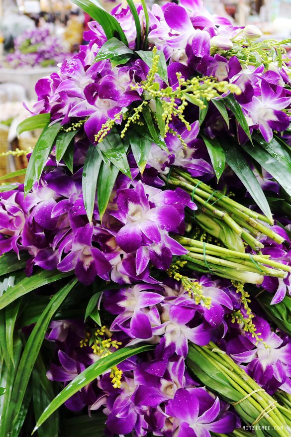 Bangkok Flower Market - Pak Khlong Talat - Bangkok Guide - Mitzie Mee