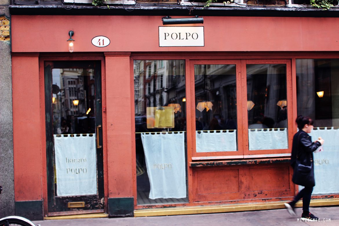 Polpo i Soho - En italiensk Bacàro - London Blog | Mitzie Mee
