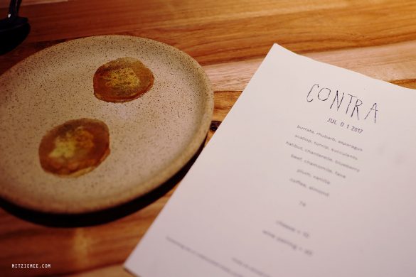 The tasting menu at Contra - Lower East Side - New York City Blog