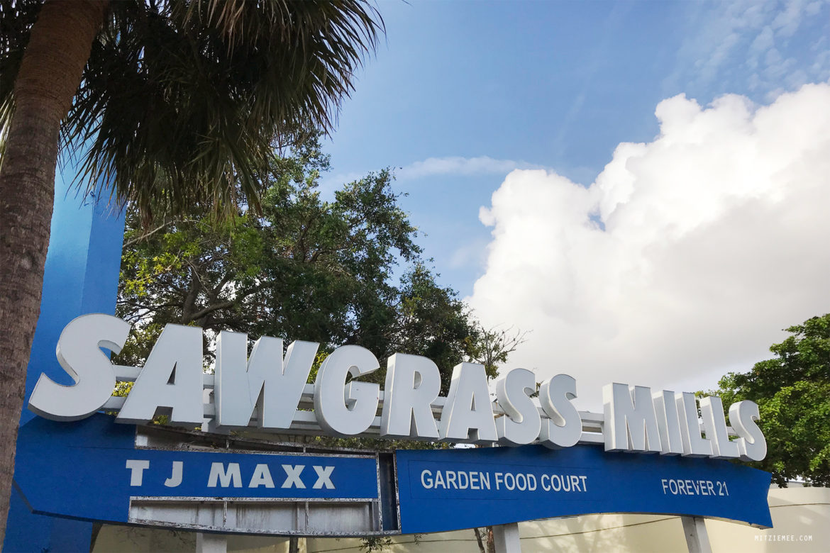 Sawgrass Mills - Outlet shopping in Florida - Mitzie Mee Blog