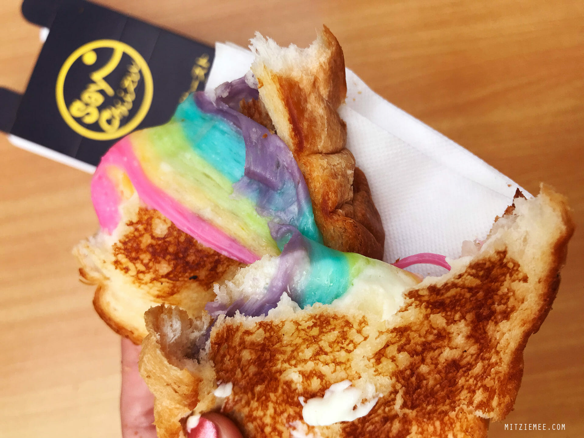 Unicorn Fruit Toast - Rainbow-colored Cheese - Say Chiizu - Bangkok Blog