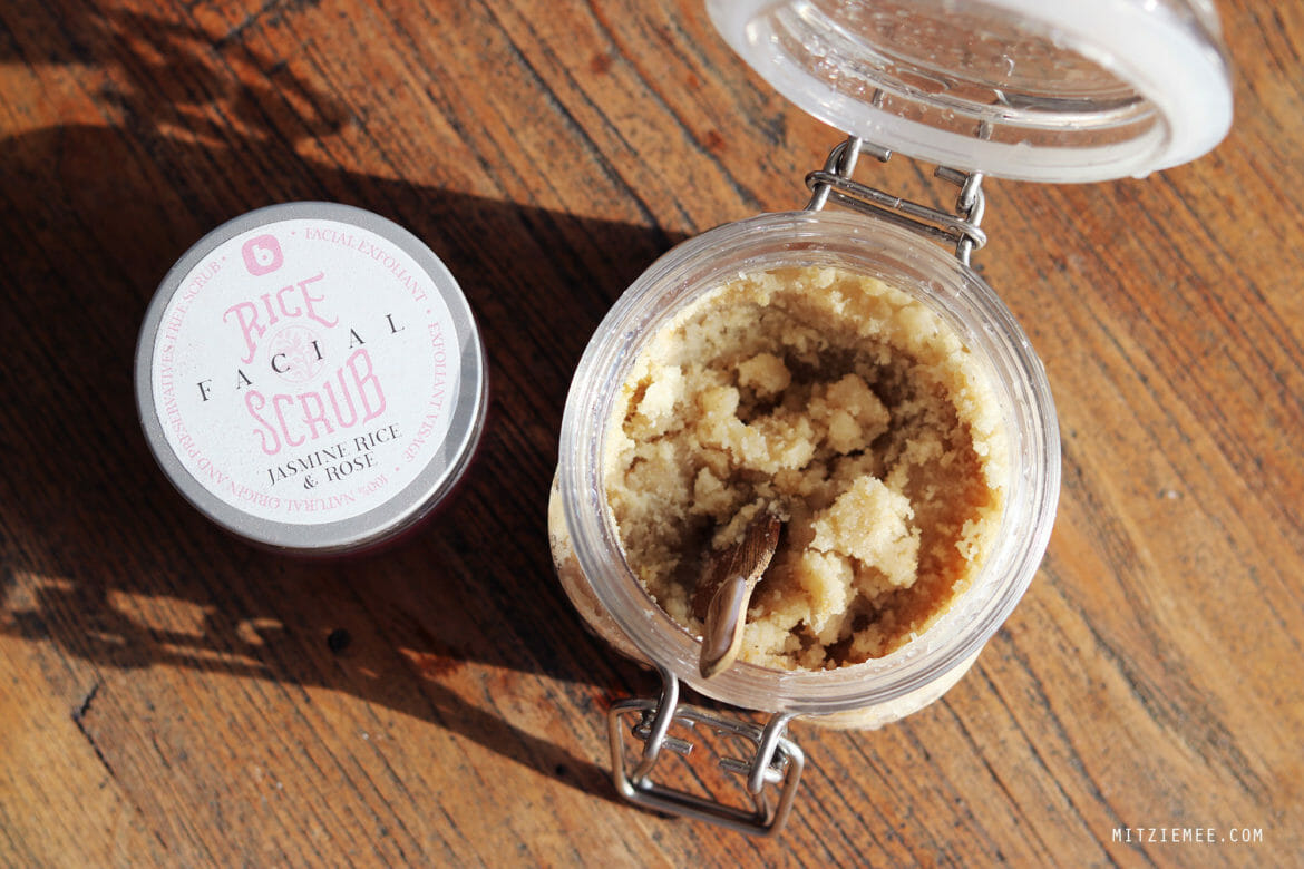 Bodia Rice Scrubs - Body scrub and facial scrub - Beauty Blog - Mitzie Mee