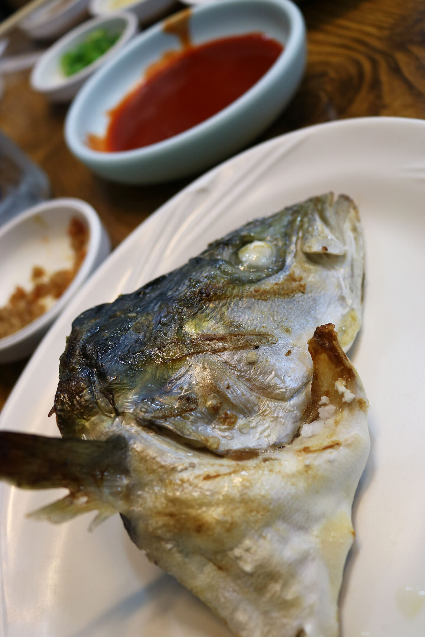 Korea: The night we ate a grilled fish head - Mitzie Mee