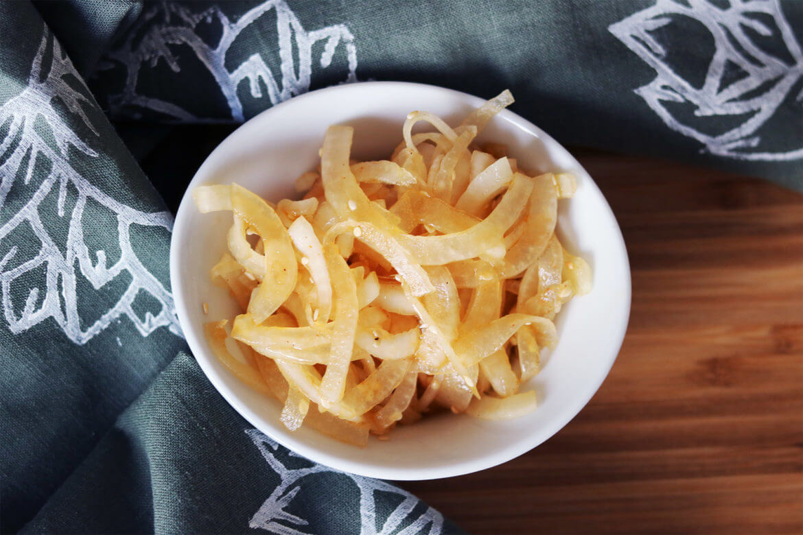 Recipe: Korean Onion Salad from Sonamu Dubai - Mitzie Mee