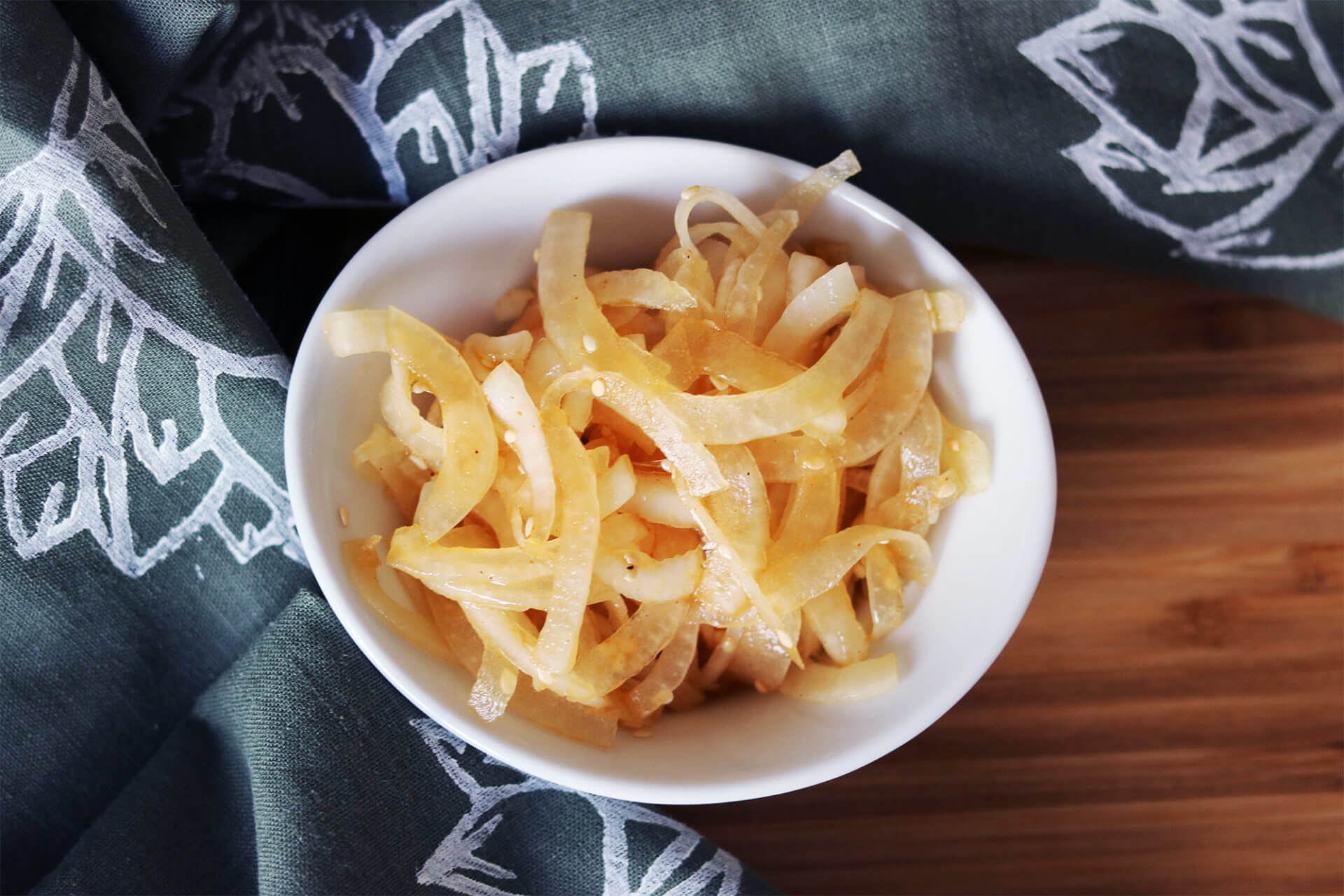 Recipe: Korean Onion Salad from Sonamu Dubai - Mitzie Mee