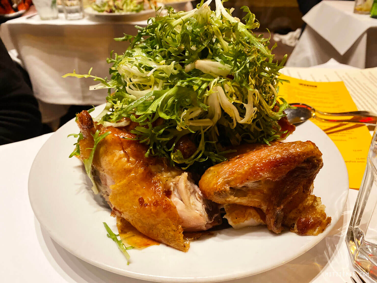 Zuni Café - Roast chicken and bread salad - San Francisco Blog