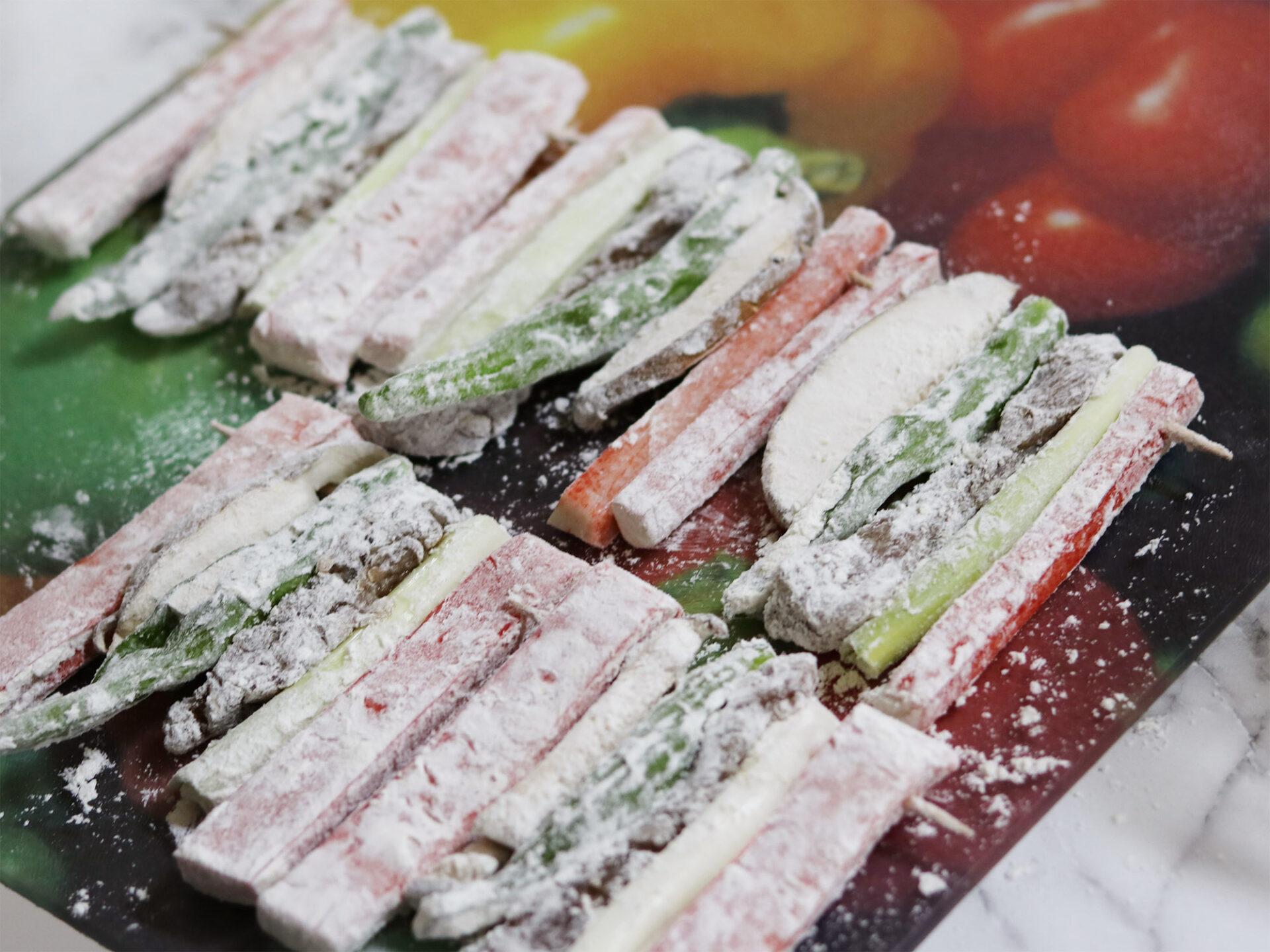 Recipe: Sanjeok - Korean Skewers with beef and vegetables - Mitzie Mee