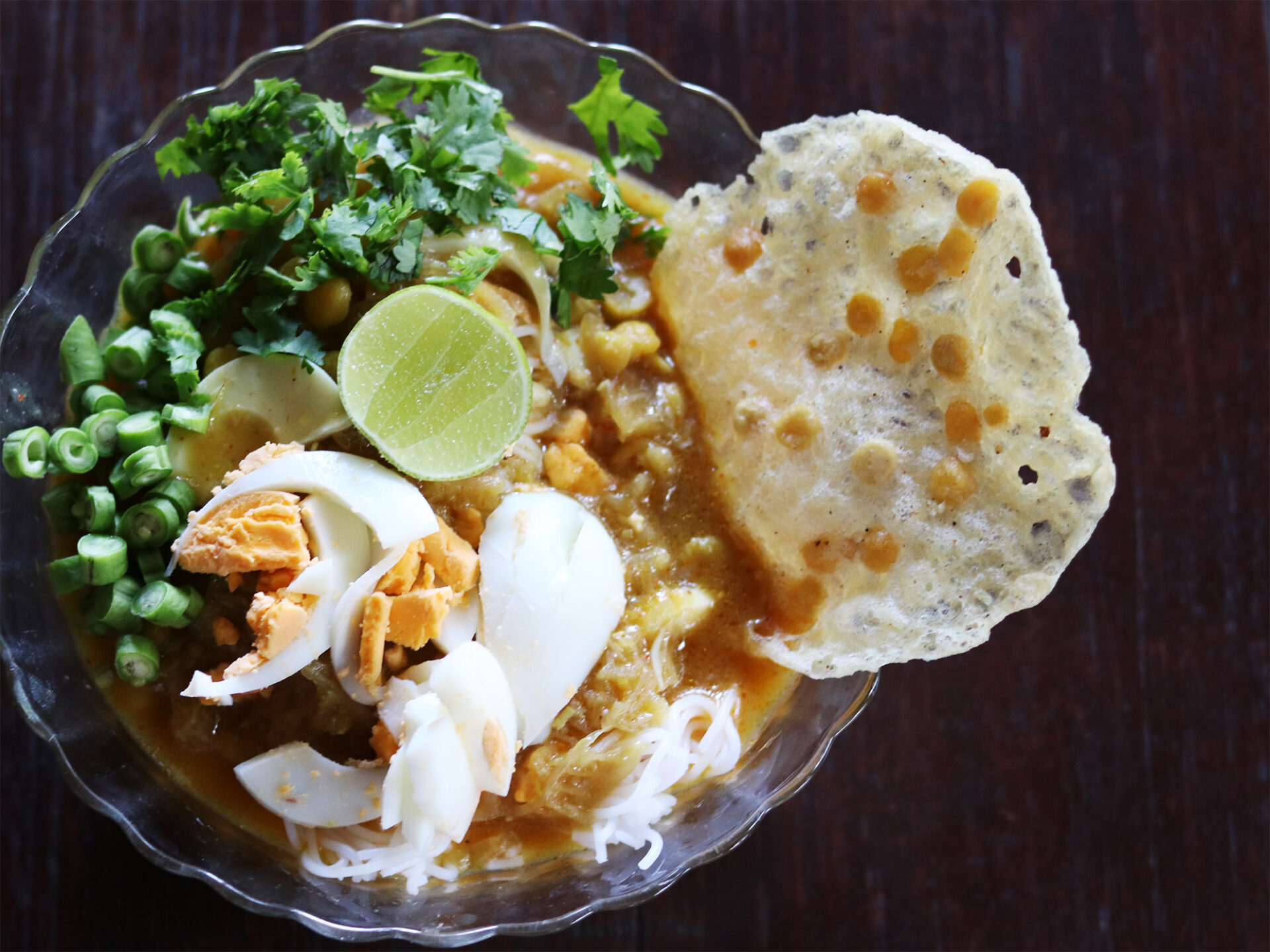 Recipe: Mohinga - Vegetarian version with banana stem - Mitzie Mee