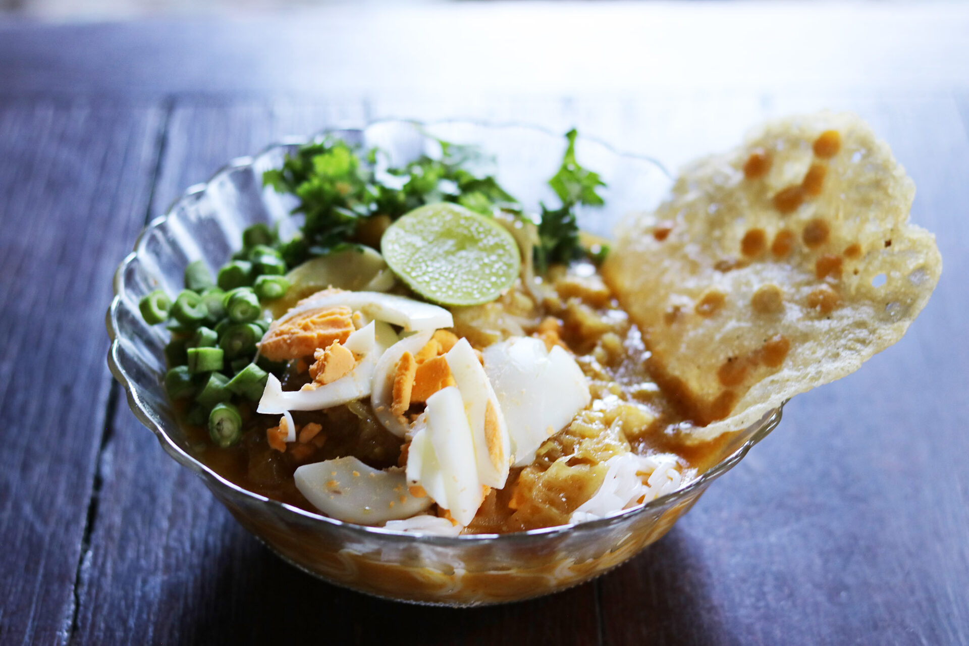 Recipe: Mohinga - Vegetarian version with banana stem - Mitzie Mee