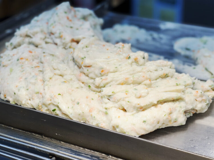 Korean Fish Cake (Eomuk) at Masan Fish Market - Mitzie Mee