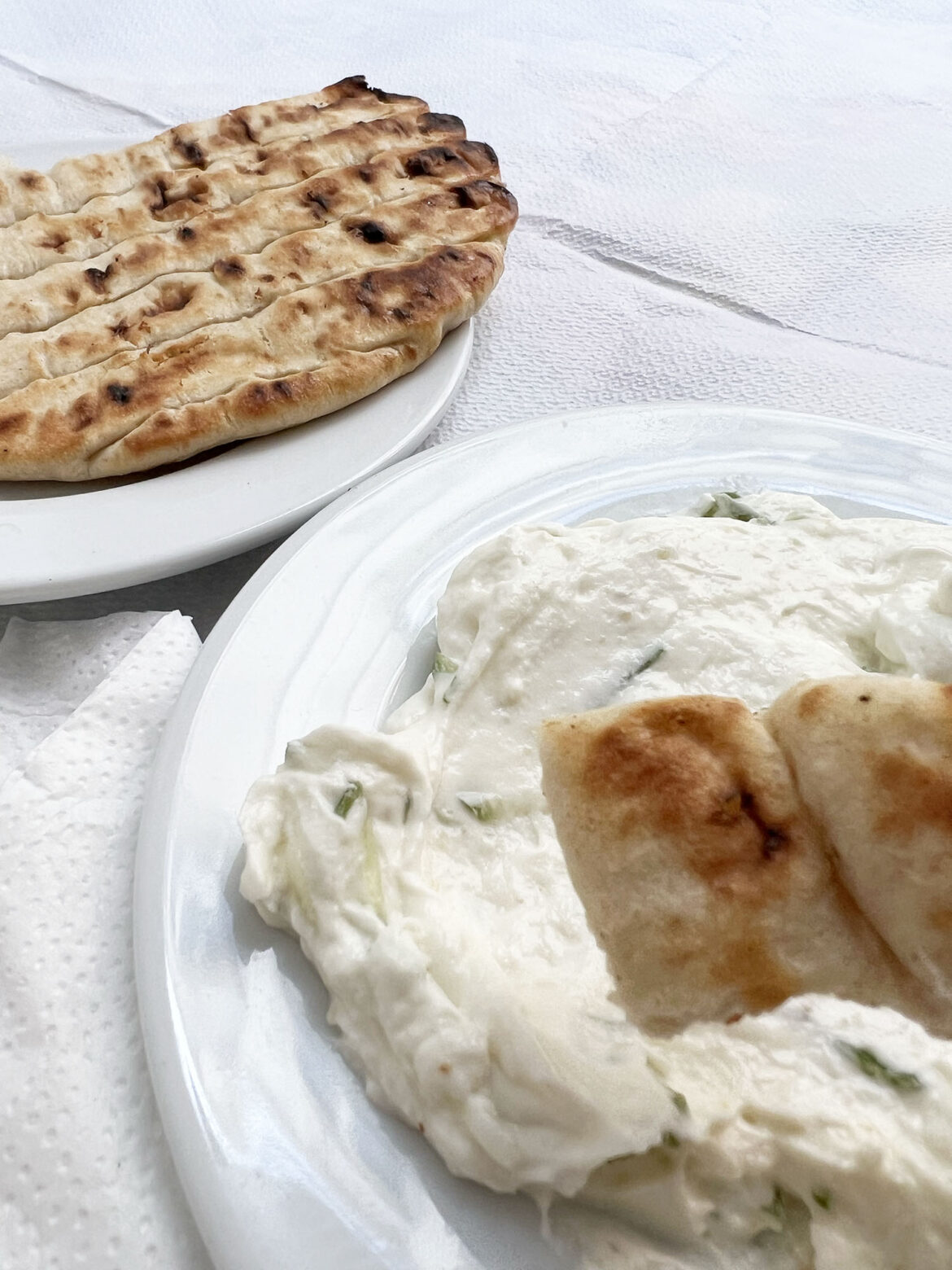 Athens: Aspro Alogo - Amazing pork souvlaki - Mitzie Mee