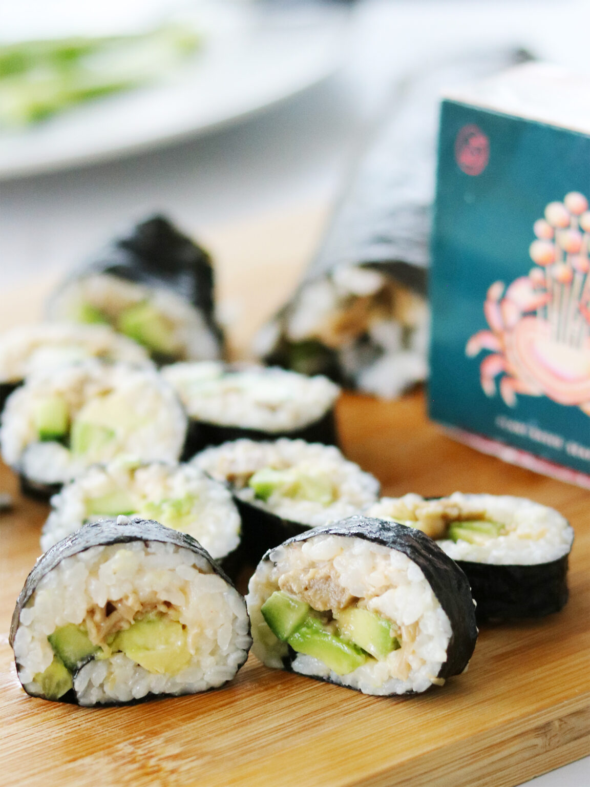 Recipe: Maki Sushi with Seed to Surf Enoki Mushroom Imitation "Snow Crab"