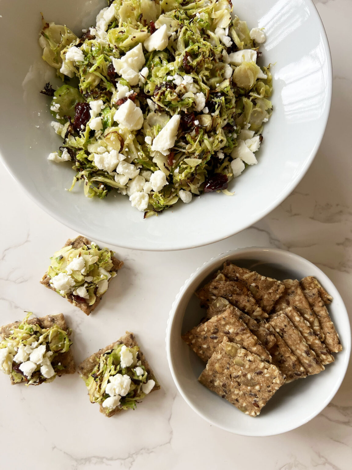 Recipe: Shaved Brussels Sprout Salad - Mitzie Mee