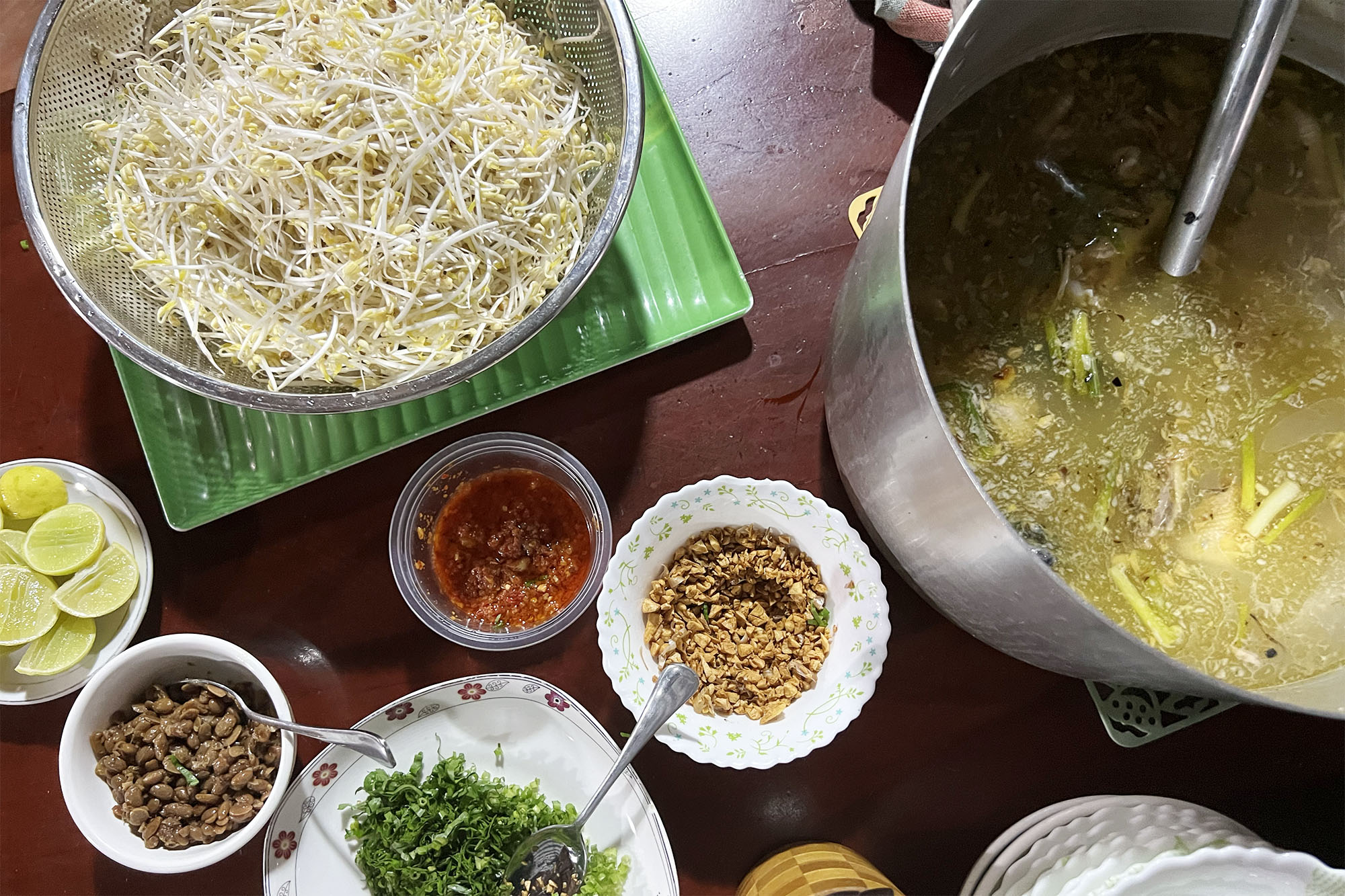 Cambodian Rice Porridge with Chicken - Khmer Food
